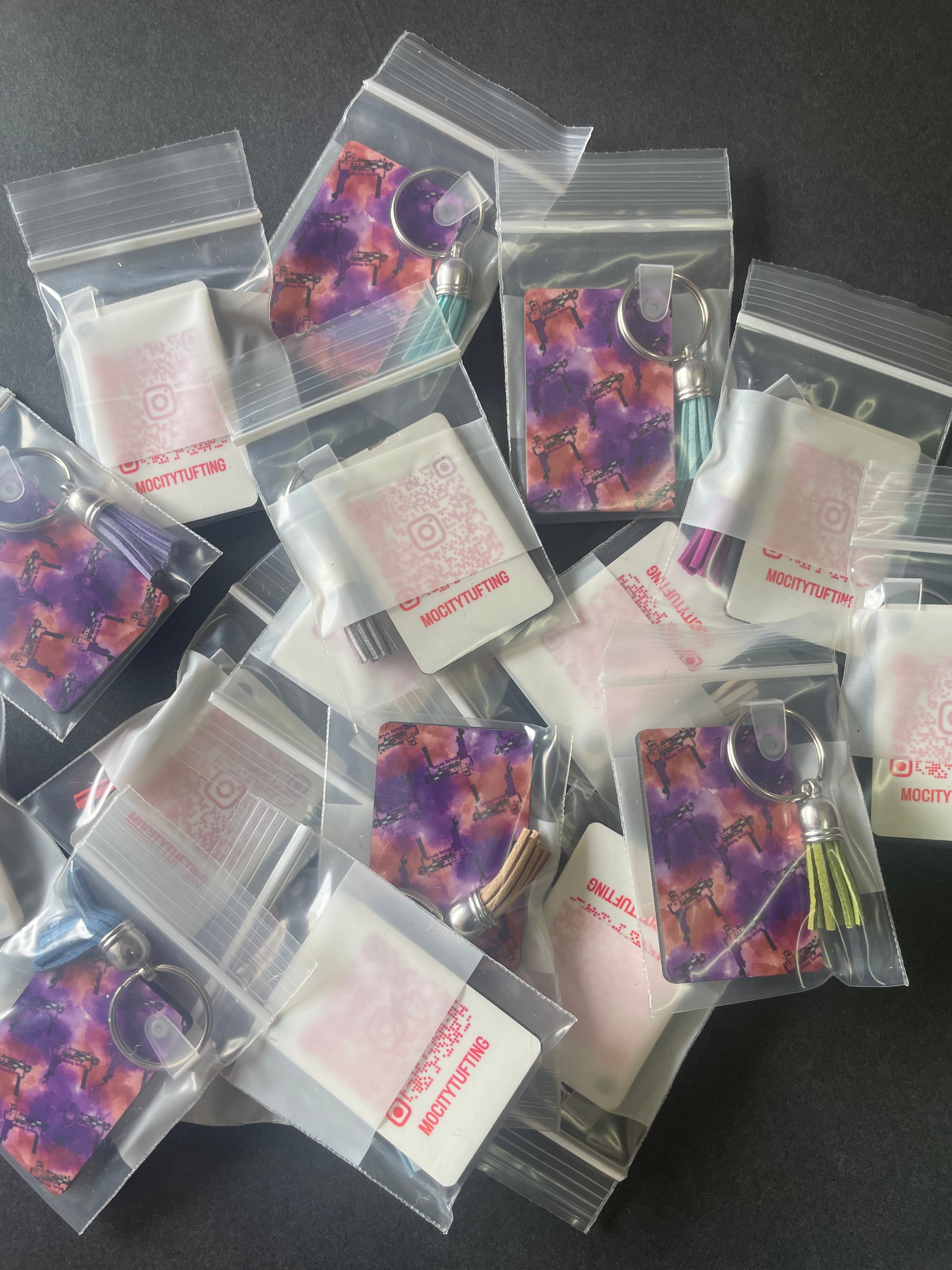 MoCity Tufting Fundraiser Keychain – Mo's Customs